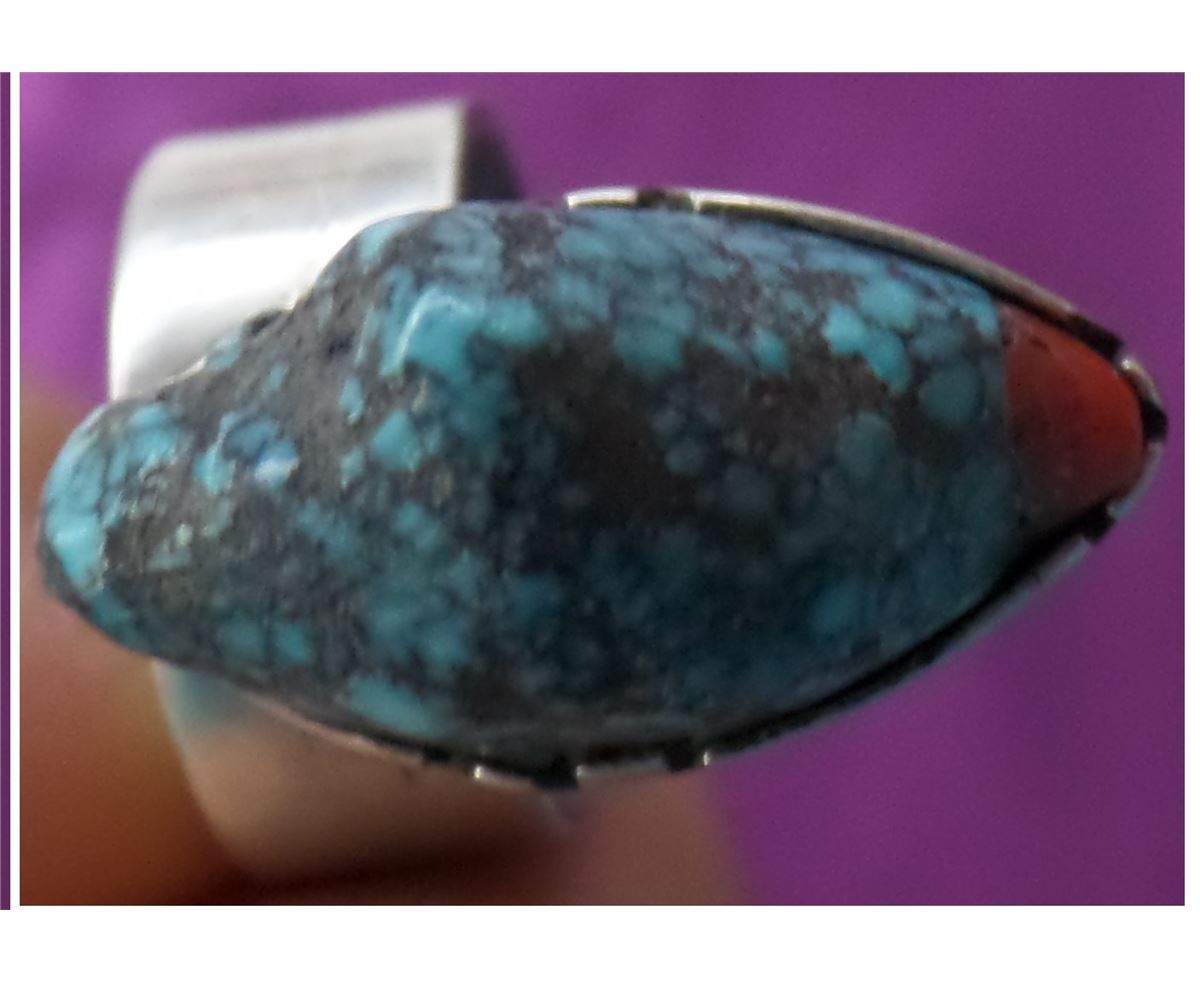 Loloma Ring - Landers Turquoise Stone