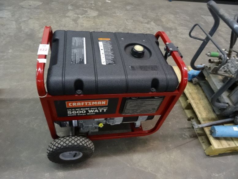 Craftsman 5600 Watt 10 HP Generator - No Shipping