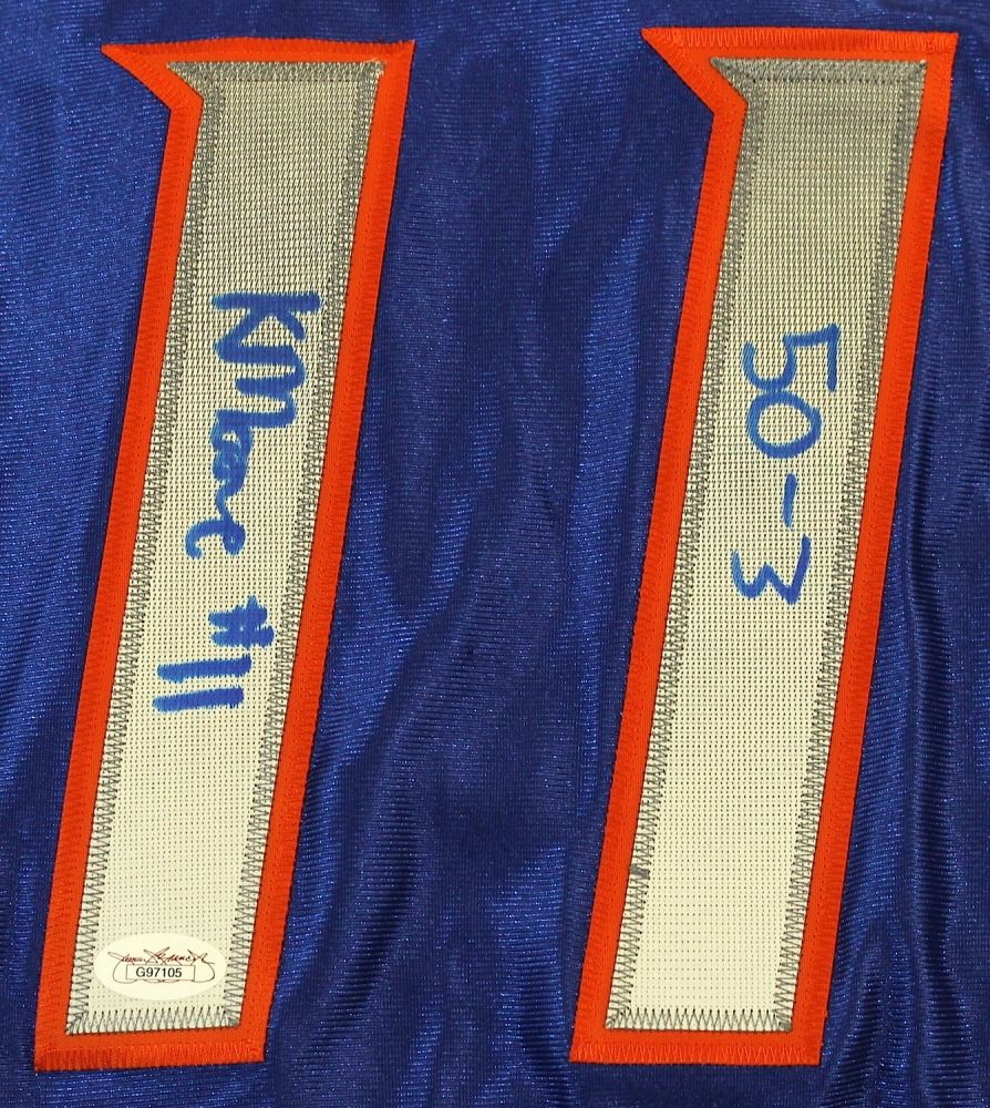 Kellen Moore Signed Boise State Jersey Inscribed "50-3" (JSA COA)