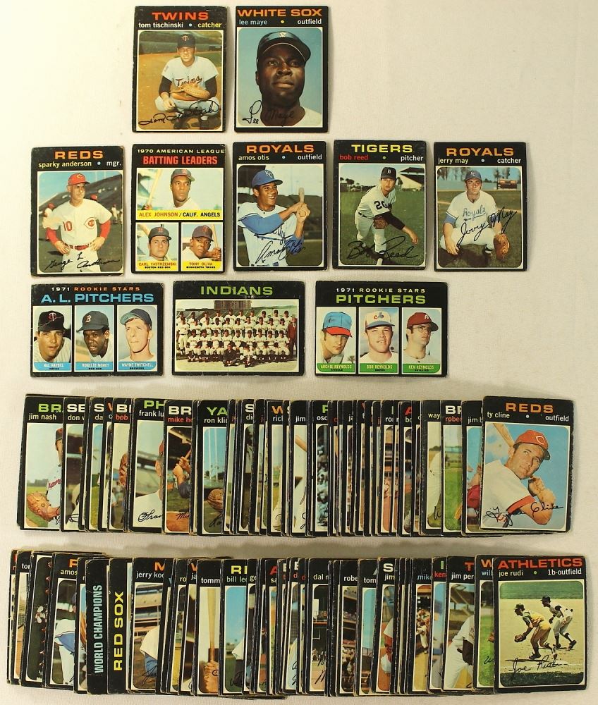 Lot of (145+) 1971 Topps Baseball Cards with Jerry May, Bob Reed, Lee ...
