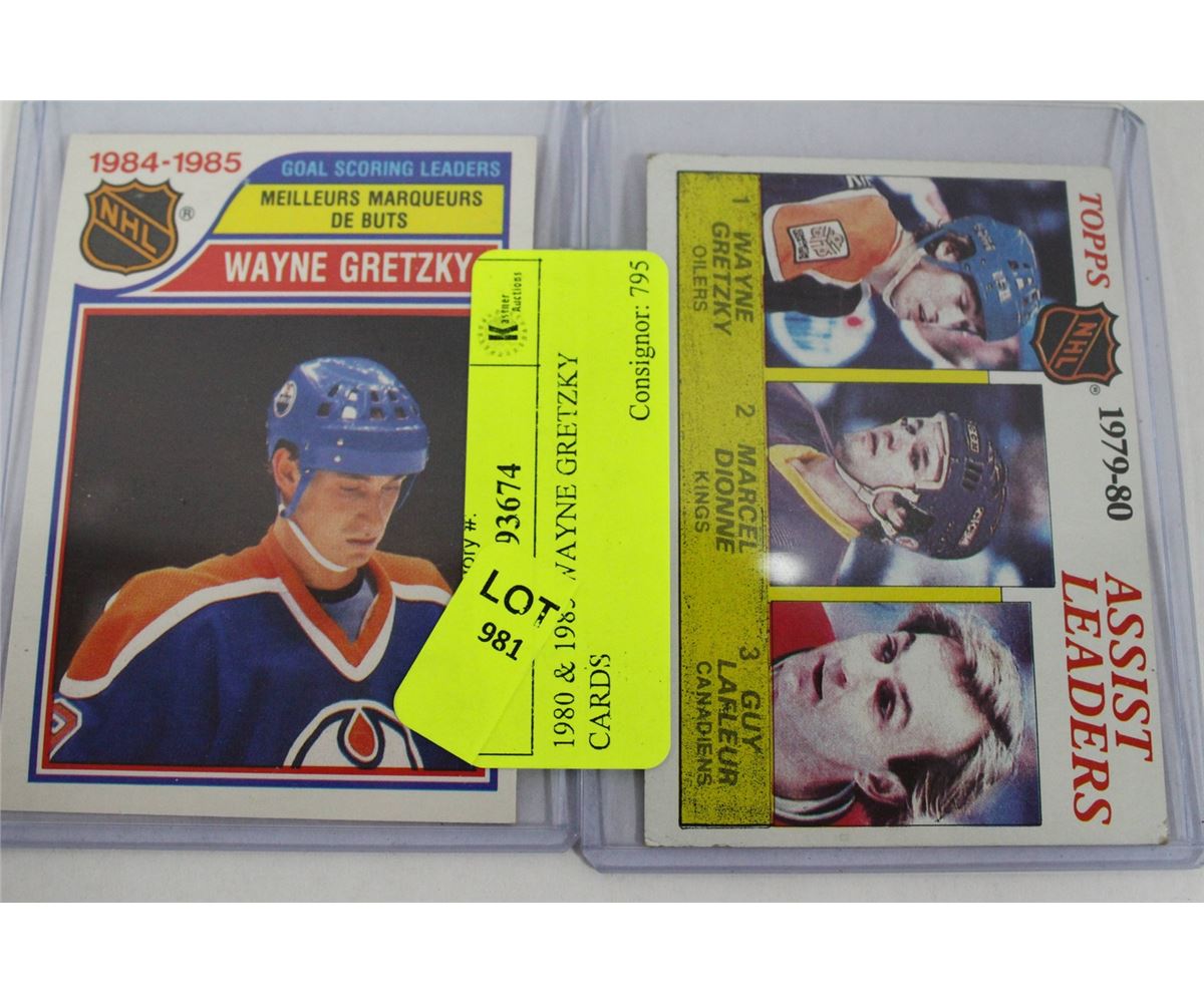 1980 & 1985 WAYNE GRETZKY CARDS