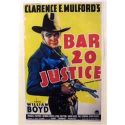"BAR 20 JUSTICE" MOVIE POSTER PRINT