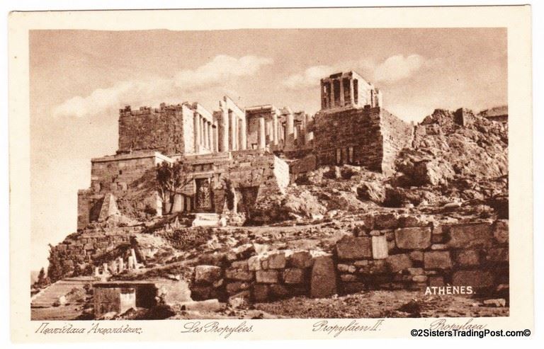 Acropolis Athens, Greece Early 1900's