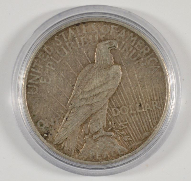 1935-S PEACE DOLLAR 4 RAYS XF
