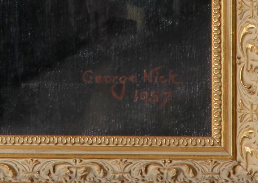 George Nick, Nude, Oil Painting