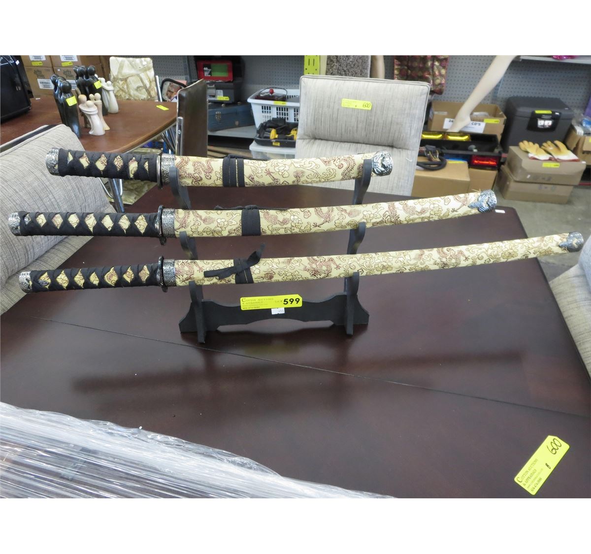 Replica samurai sword set