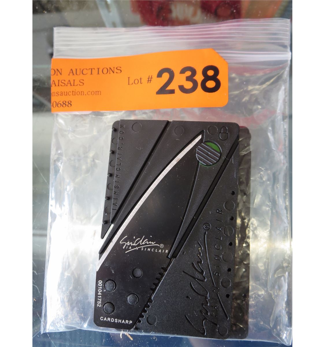 5 New Sinclair Card Sharp credit card knives