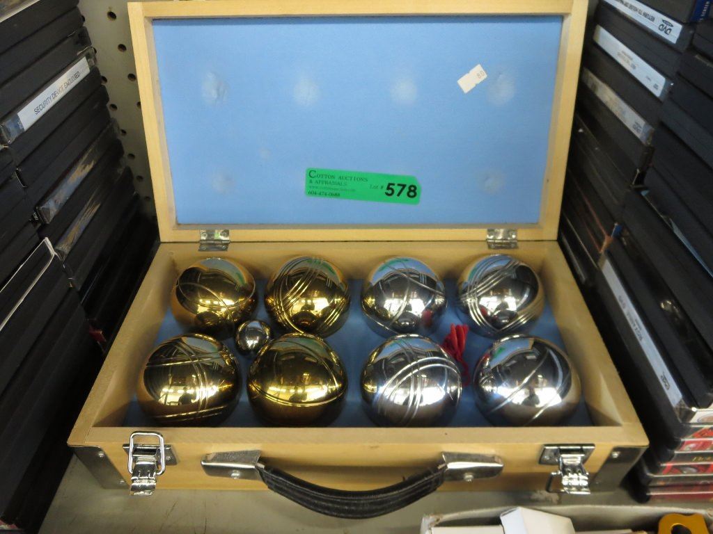 Metal Bocce Ball set