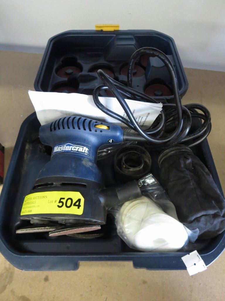 Mastercraft Arc sander/polisher in case - used