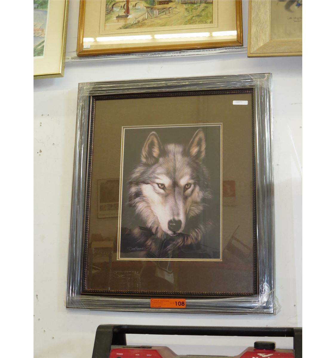 Framed print: "Indigo" by Dave Merrick