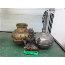 Cast metal decorative objects