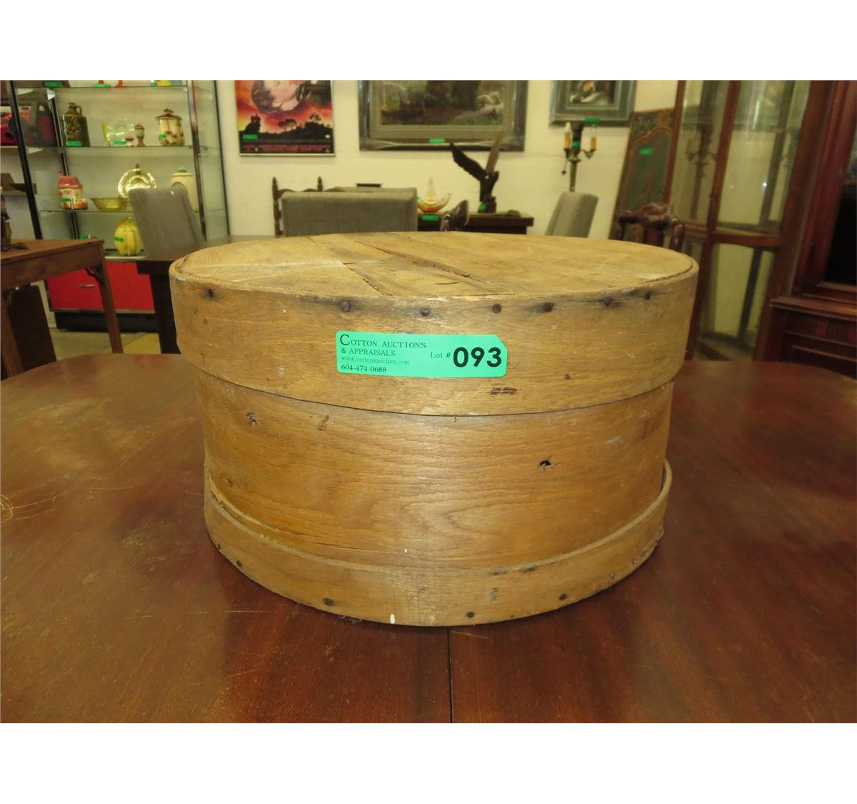 Vintage cheese barrel