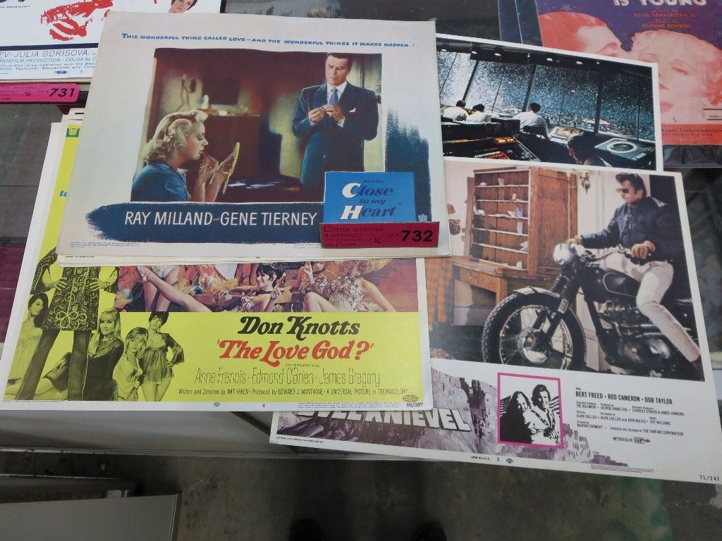 16 Vintage Movie lobby cards