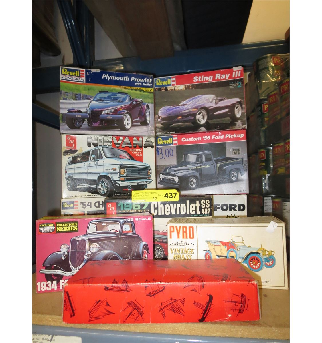 10 Vintage model kits