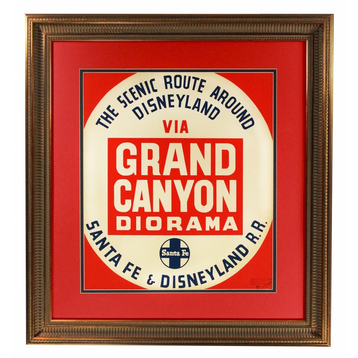 Original Grand Canyon Diorama attraction lamppost shield. - Van Eaton ...