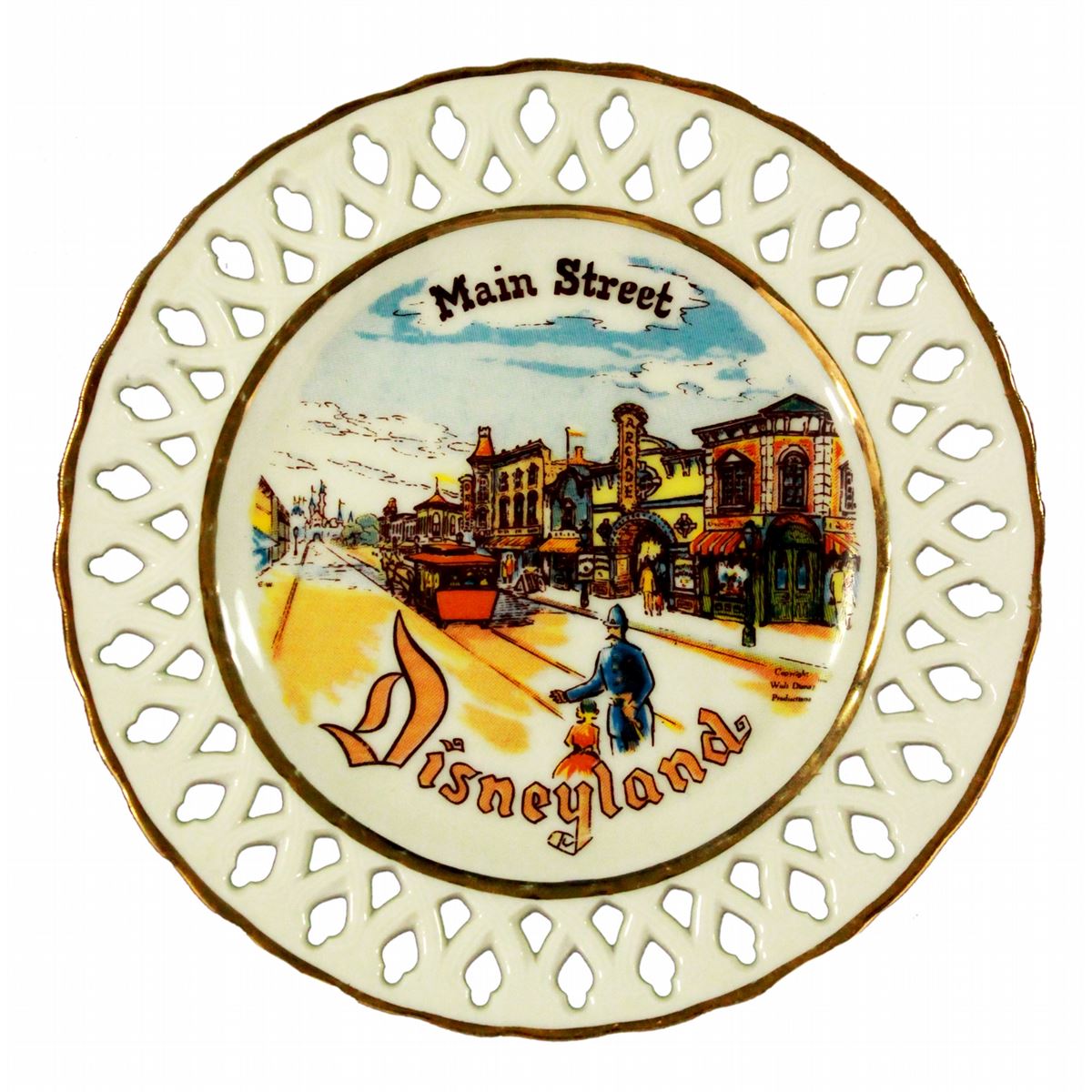 Eleanor Welborn Main Street decorative wall plate.