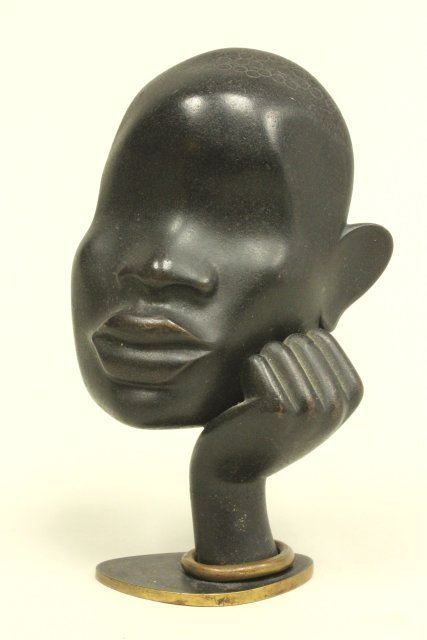 WHW Hagenauer Vienna figural bronze mask