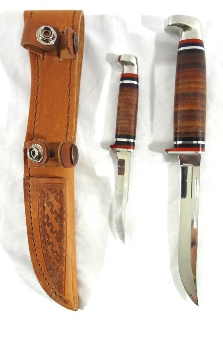 Case Cutlery TWIN FINN Hunter Two Knife Set - New in box