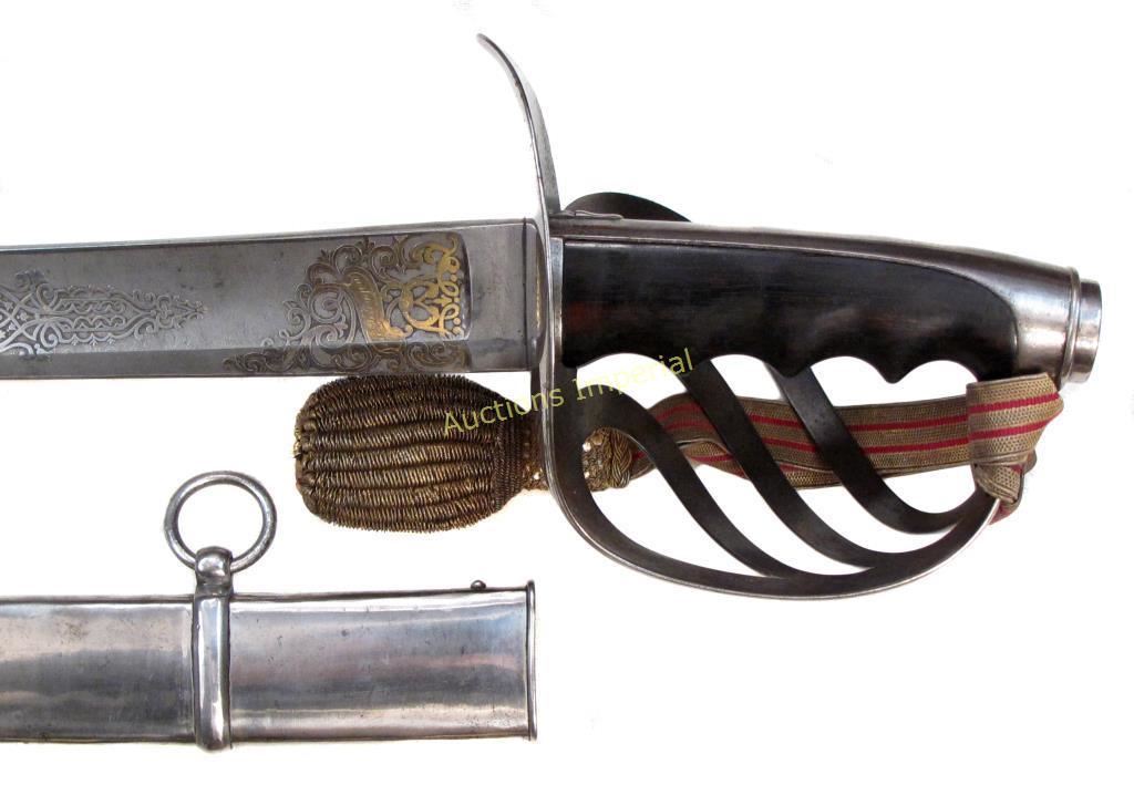 AN ITALIAN M 1888 CAVALRY OFFICER’S SWORD
