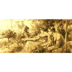 Frederick Coffay Yohn (1875-1933), Graphite,