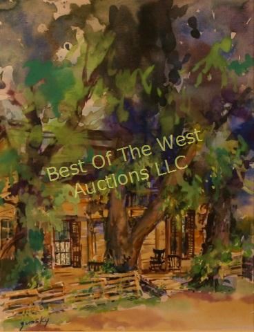 Jessica Zemsky (1923-), Gouache,