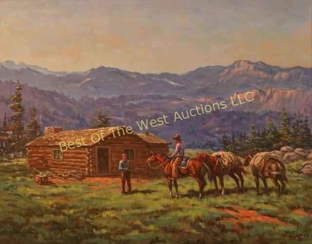 Walt LaRue, Oil on Canvas,