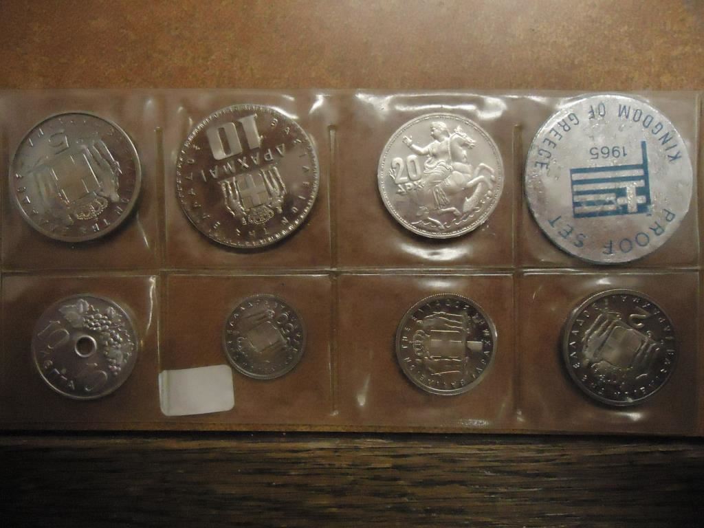 1965 GREECE PROOF SET ORIGINAL MINT PACKAGING