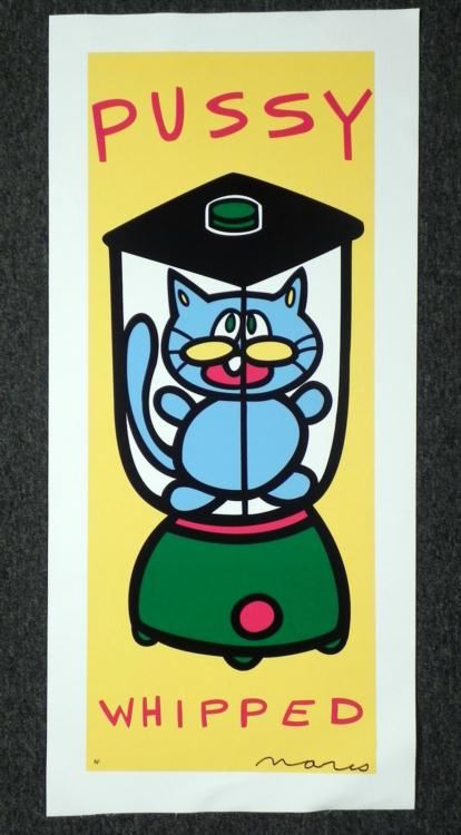Marco Signed Pop Art Print On Canvas Pussy Whipped