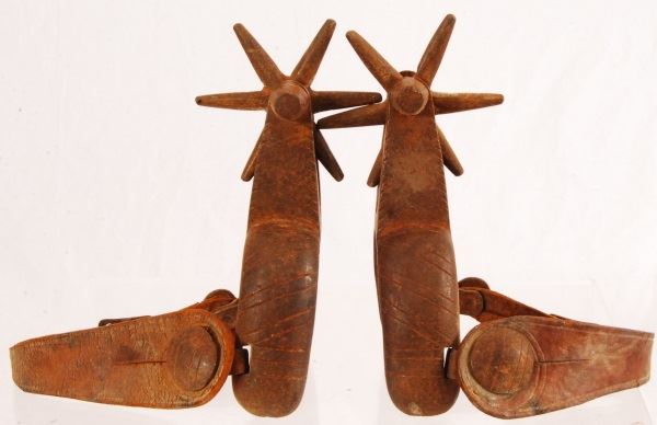 Heavy Large Roweled Mexican Spurs