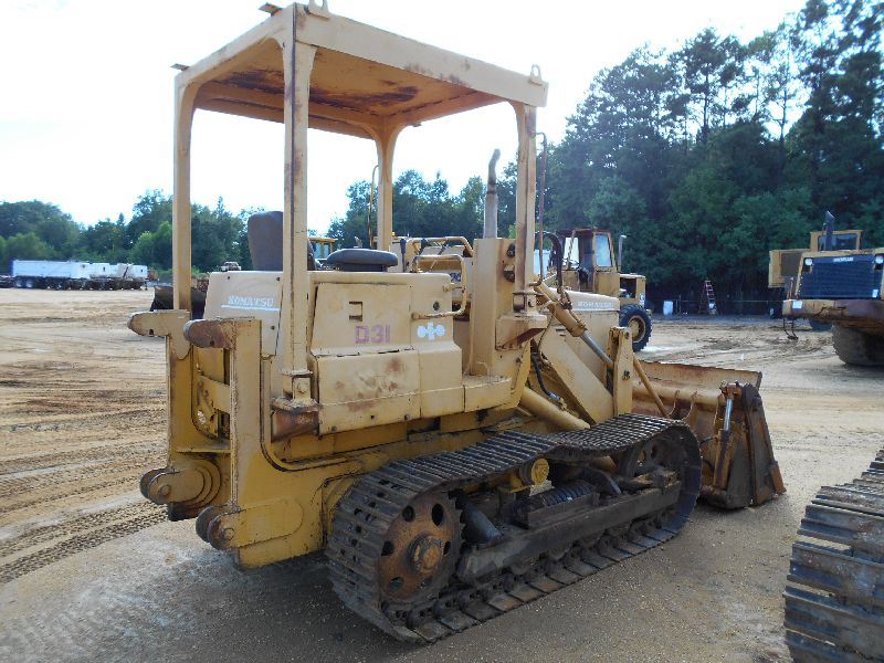 KOMATSU D31 CRAWLER LOADER, S/N 254620, MP BUCKET, CANOPY, METER ...