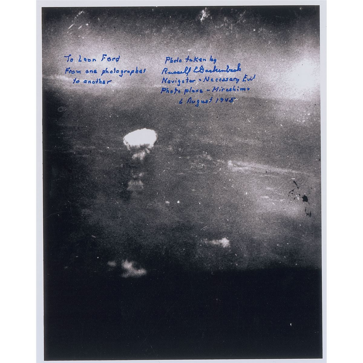 Hiroshima: Russell Gackenbach