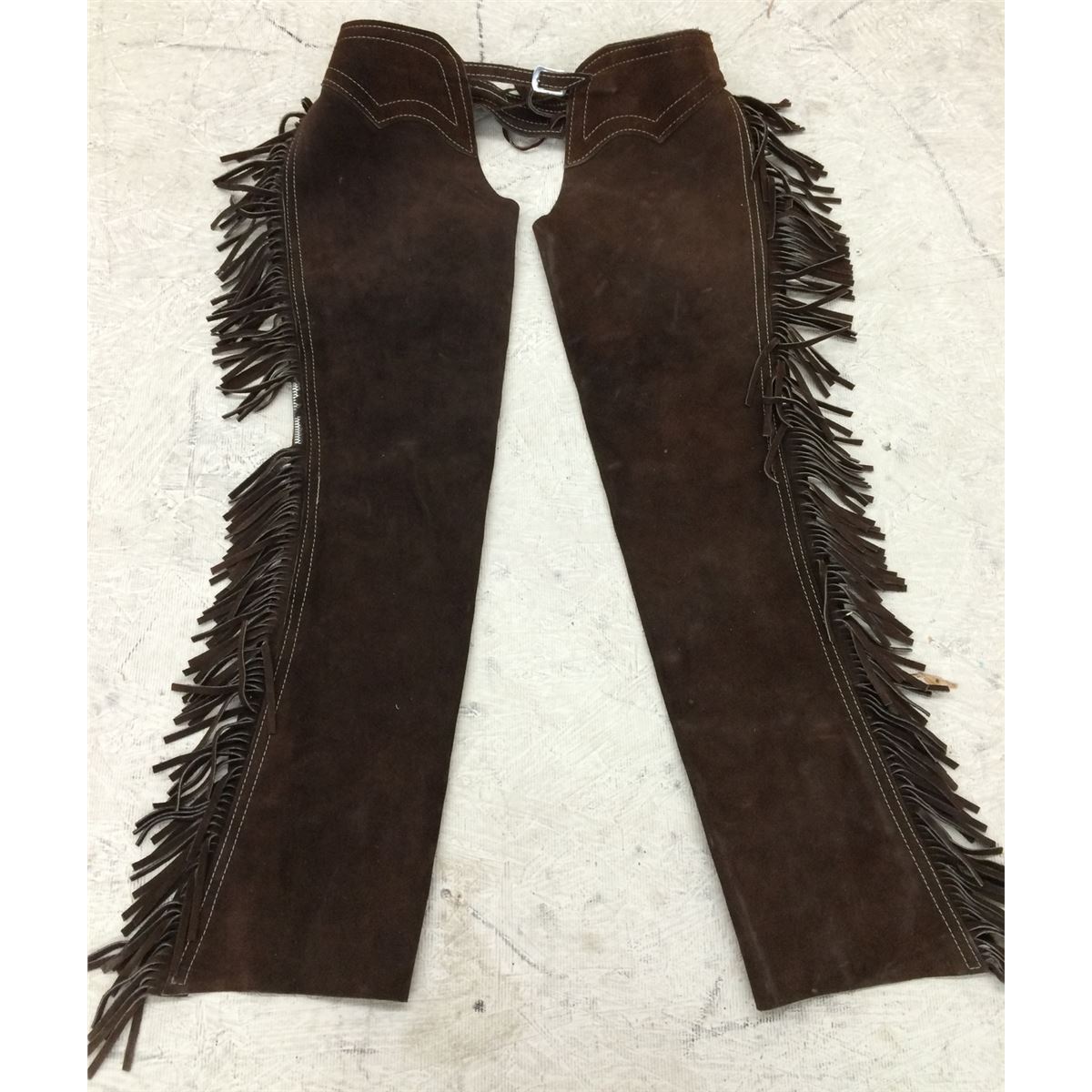 Leather Cowboy Shot Gun Chaps