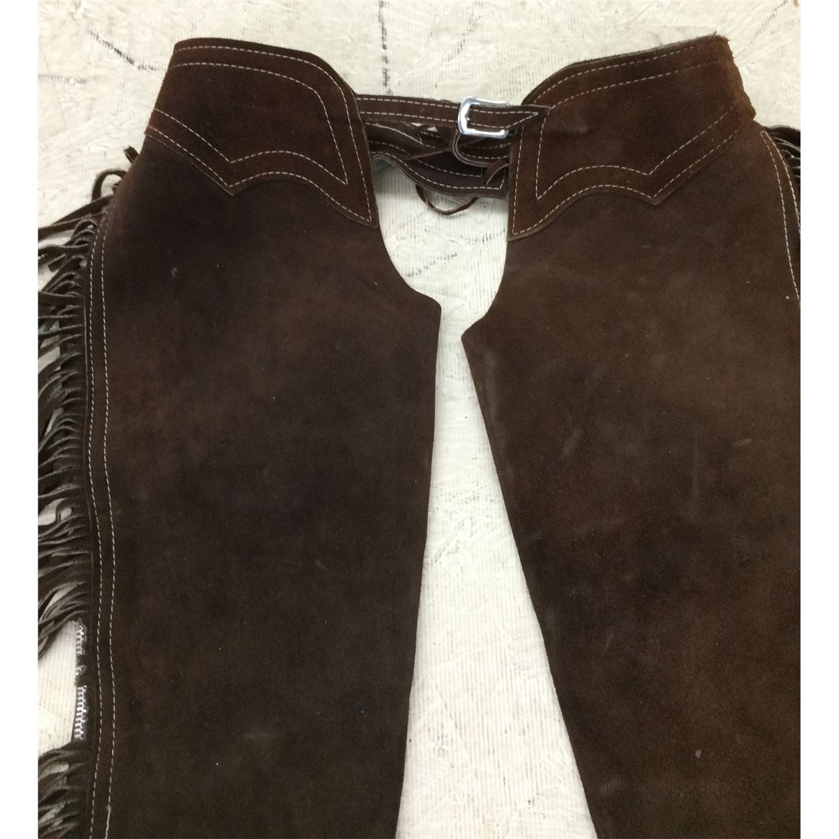 Leather Cowboy Shot Gun Chaps
