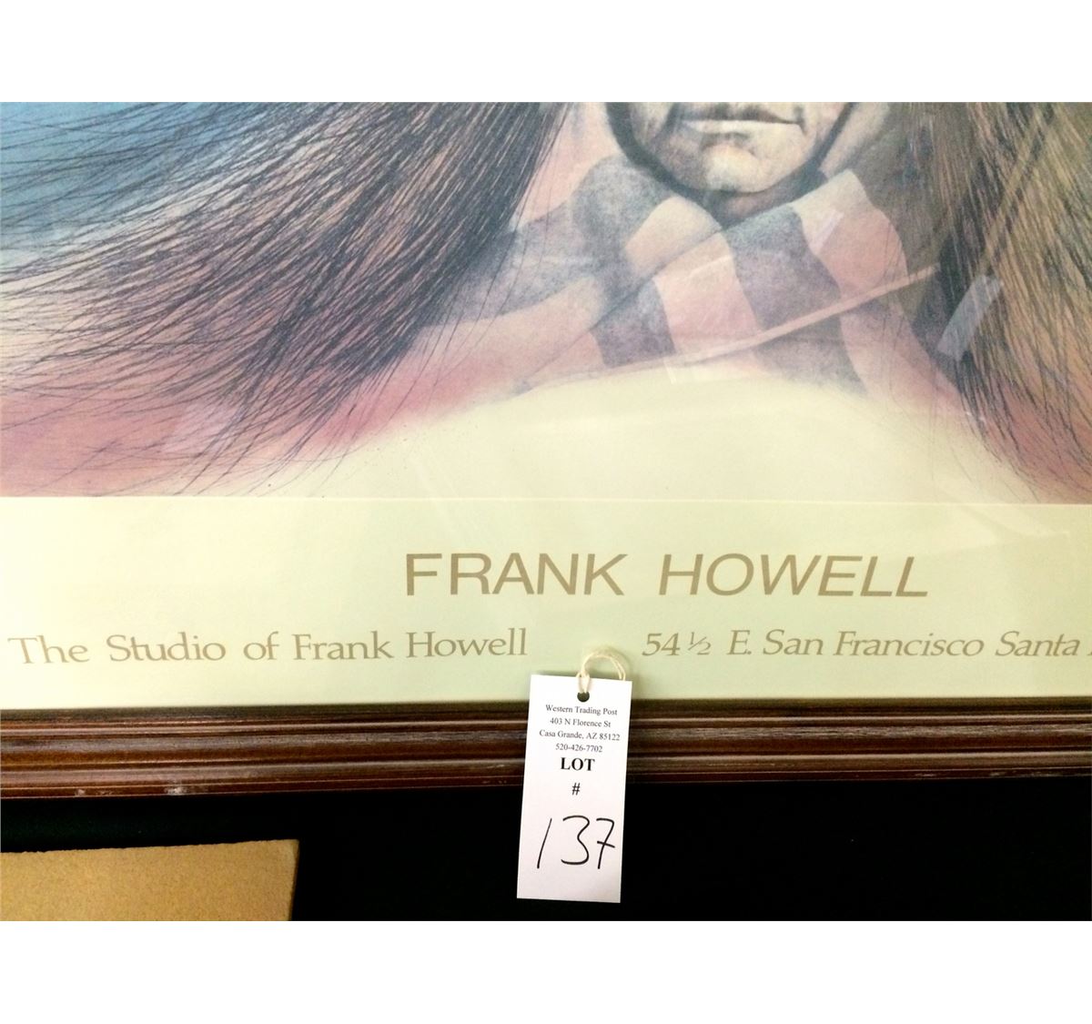 Framed Frank Howell Studio Poster