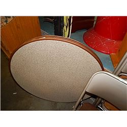 ROUND FOLDING CARD TABLE