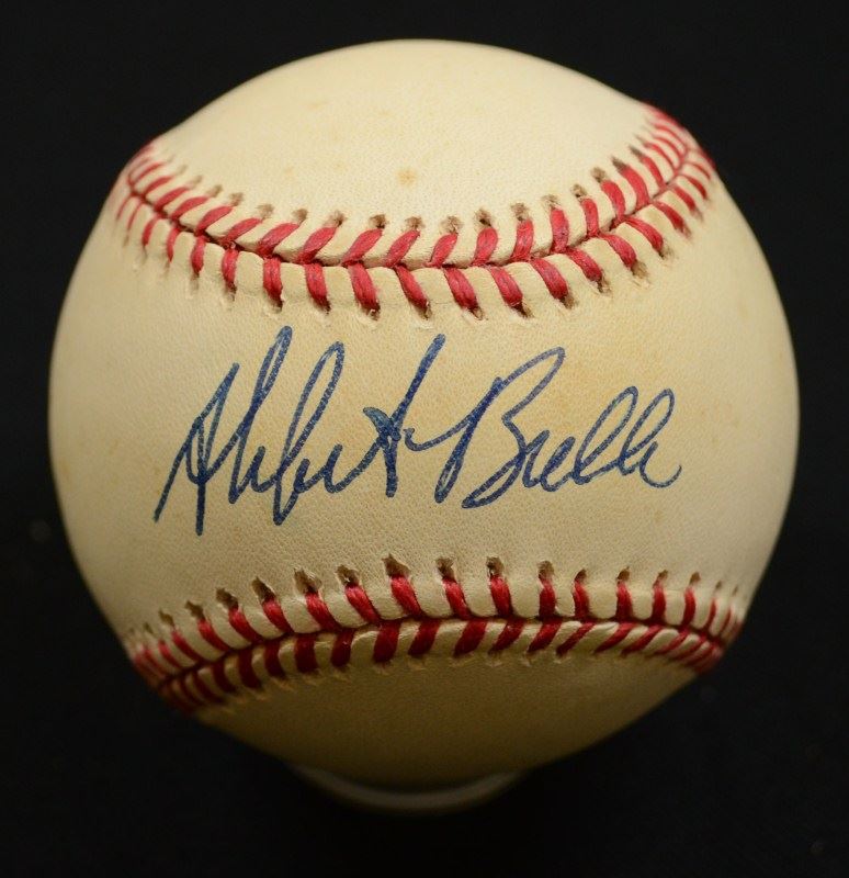 Albert Belle Autograph / Signed American League Baseball