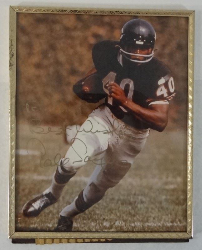 Chicago Bears #40 GALE SAYERS Signed Autographed 8x10 Photo