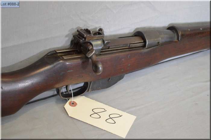 Ross Rifle Co. Mod M-10 .303 Brit cal full wood straight pull bolt ...