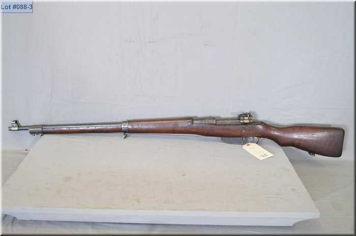 Ross Rifle Co. Mod M-10 .303 Brit cal full wood straight pull bolt ...