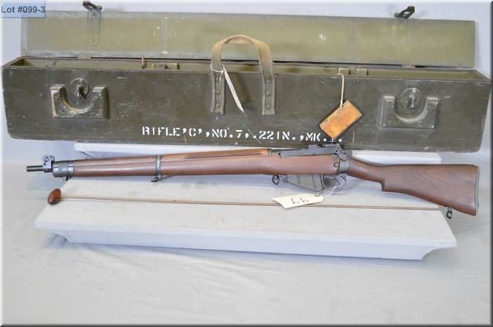 Lee Enfield C No. 7 22 IN .. Mark 1 Long Branch Dated 1946 .22 LR cal ...