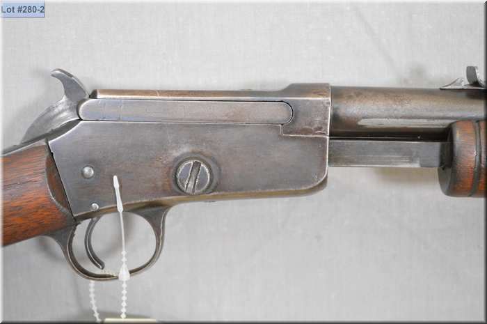 Marlin Mod 37 .22 LR cal tube fed pump action Rifle w/ 24" round bbl ...