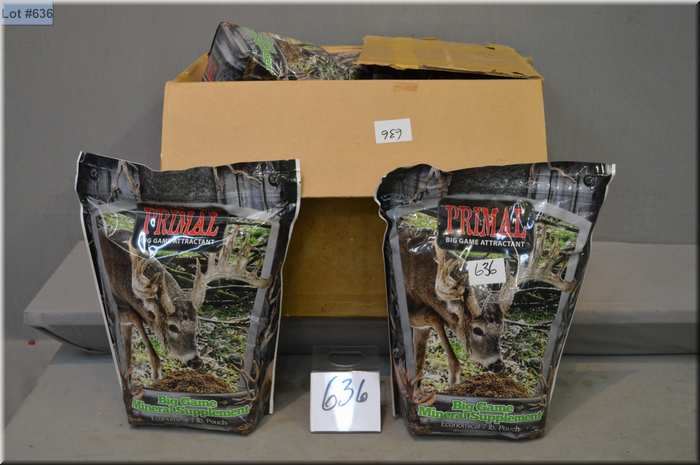 Box Lot : 8 Bags Primos Big Game Mineral Supplement Feed