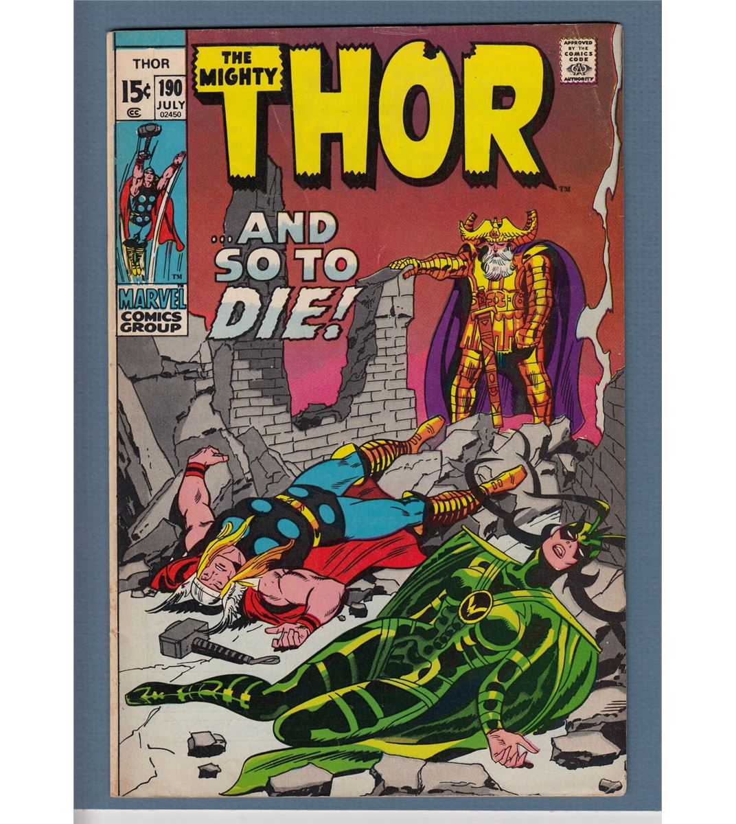 Thor #190(1971) Stan Lee