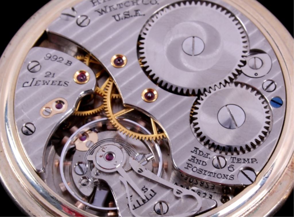 Antique Hamilton 992B 21 Jewel Railroad Pocket Watch