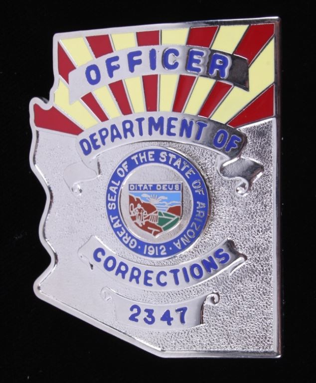 Department of Corrections Officer Arizona Badge Th