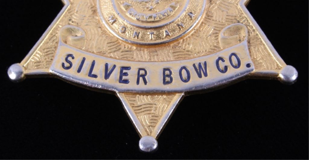 Sheriff's Posse Silver Bow Butte Montana Badge The