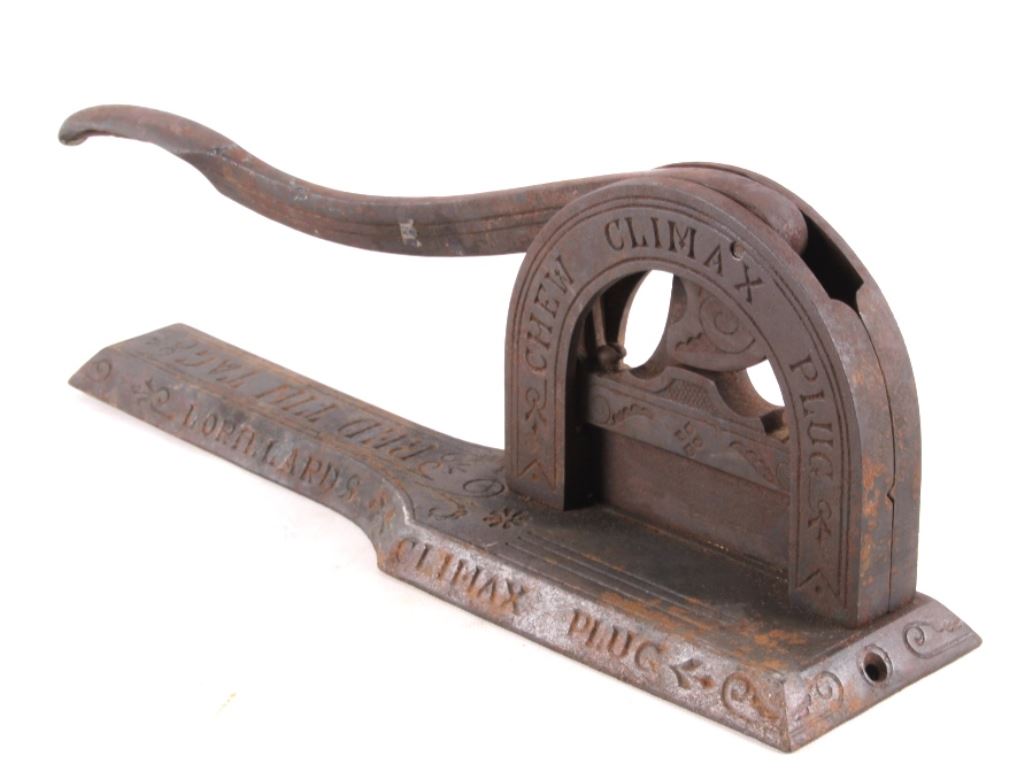 Lorillards Climax Cut Plug Tobacco Cutter This is