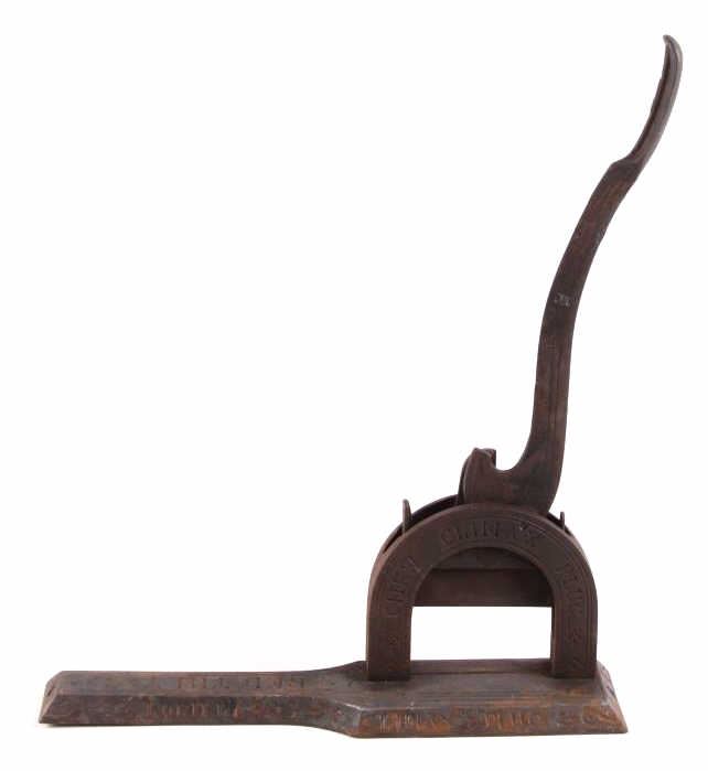 Lorillards Climax Cut Plug Tobacco Cutter This is