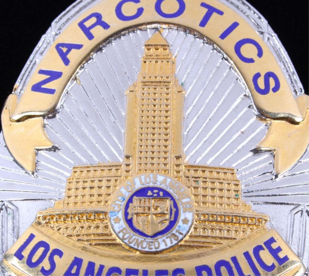 Los Angeles Narcotic Police Badge Dragnet This is