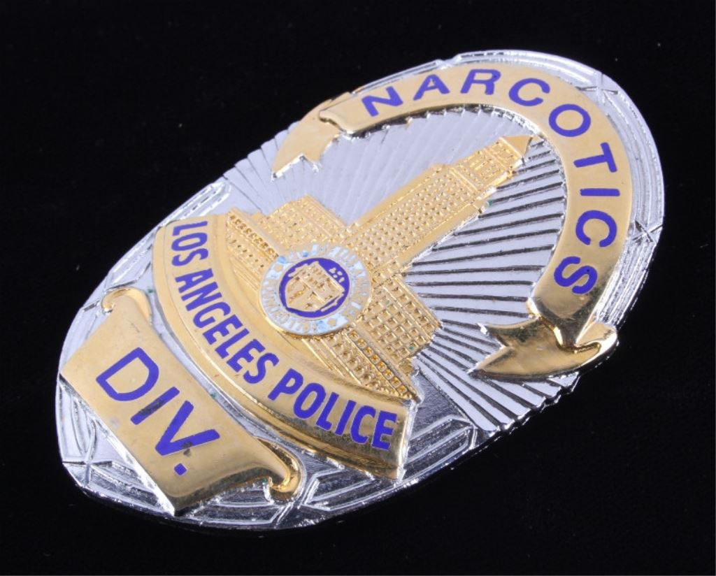 Los Angeles Narcotic Police Badge Dragnet This is